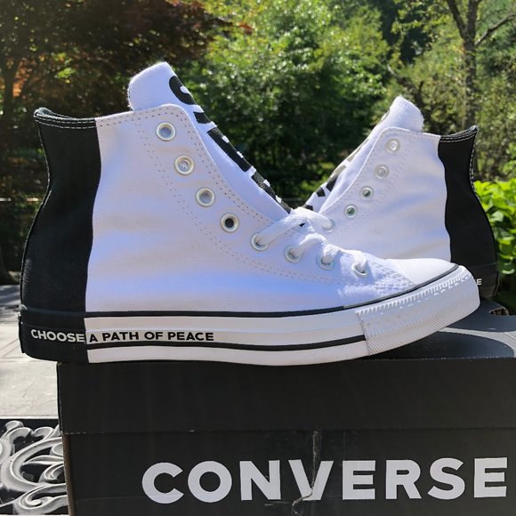Converse | Shoes | Converse Chuck Taylor All Star Hi Top Seek Peace ...